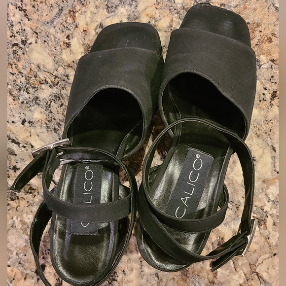 Calico | Shoes | Calico Block Heels | Poshmark